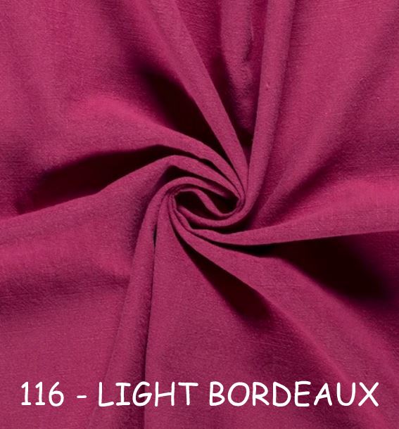 Linane kangas - 116 - LIGHT BORDEAUX – TikiMari